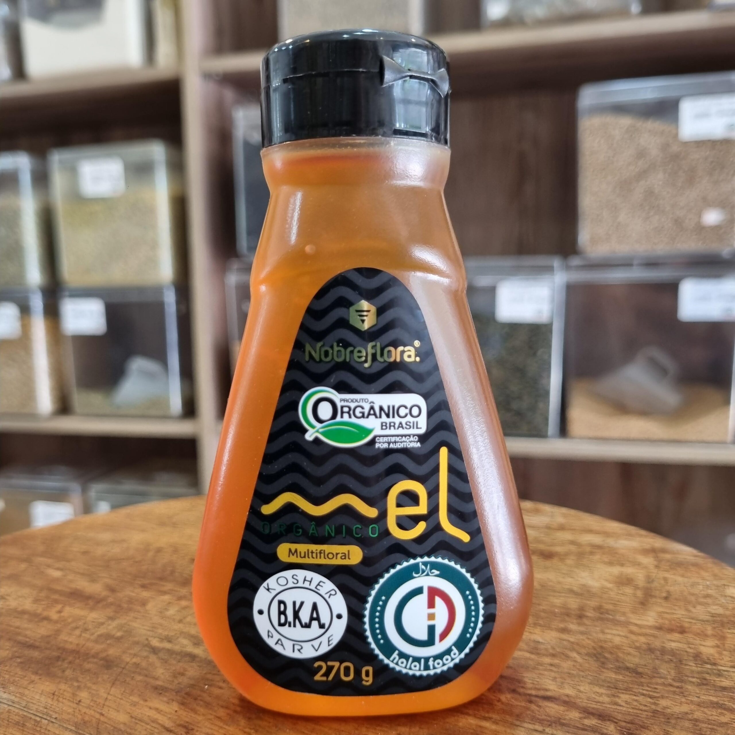 Mel Orgânico – Nobre Flora – 270g - Horto de Gaia - Produtos Naturais ...